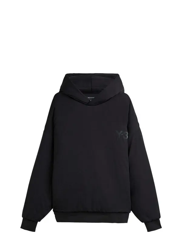 Y3 Padded Hoodie - Black