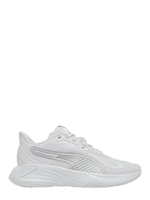 PUMA Pwr Hybrid Tr Metallic Silver Sneakers - White