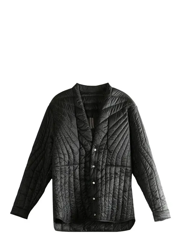 Rick Owens Long-sleeve Quilted Liner Jacket - Black