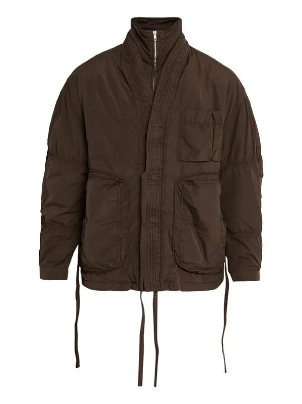 MORDECAI Multi-pocket Oversized Jacket - Cocoa