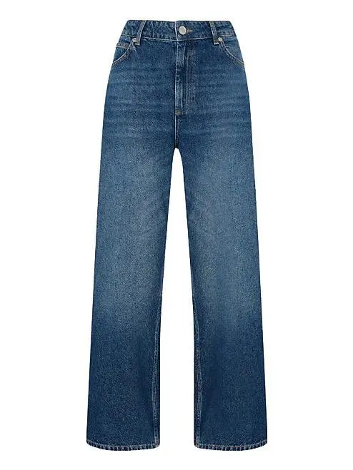 Whistles Straight Ankle-length Denim Jeans - Blue