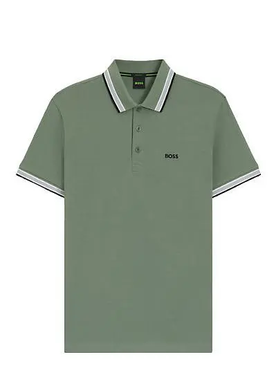BOSS Paddy Cotton-piqué Polo Shirt Xxxl - Open Green
