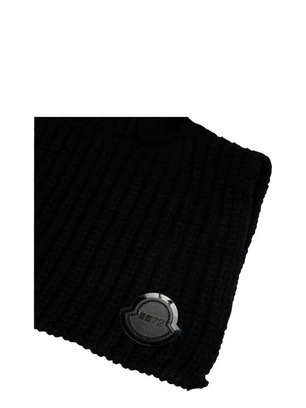 Moncler X Ee72 Edward Enninful Wool Balaclava - Black