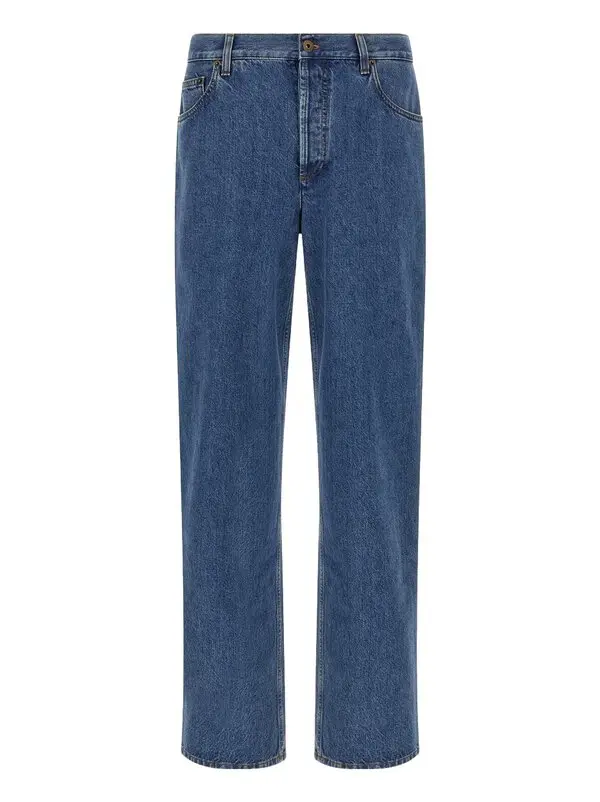 Burberry 5-pocket Cotton Denim Jeans - Blue