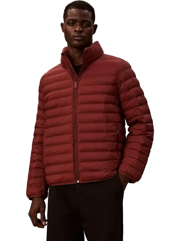 Calvin Klein Nylon Puffer Jacket - Academic Red