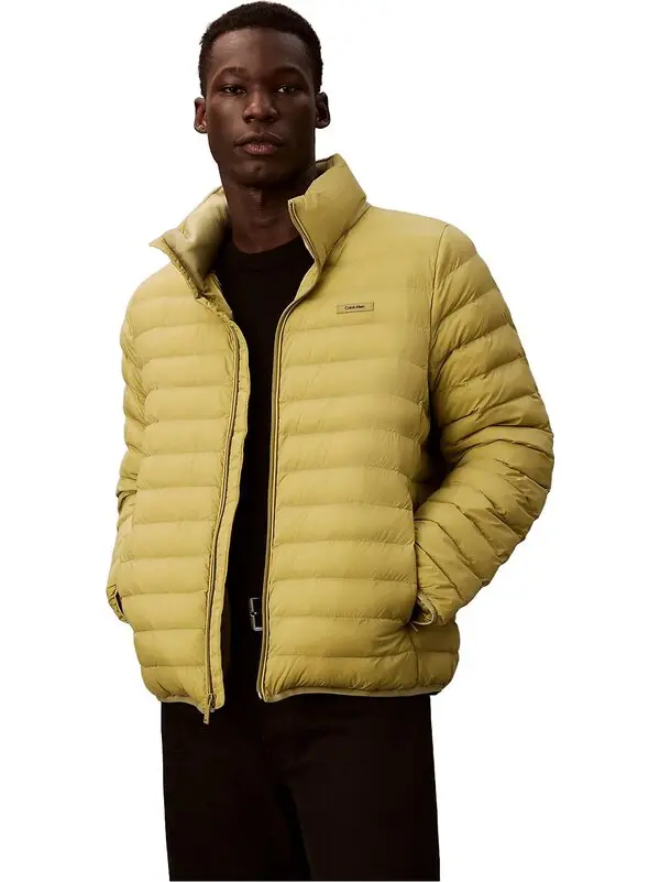 Calvin Klein Nylon Puffer Jacket - Cedar