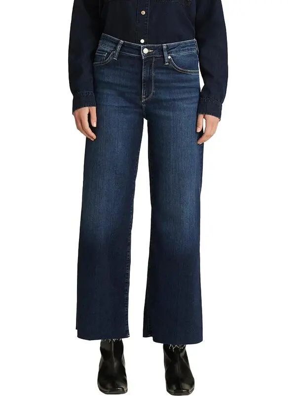 MAVI Paloma Wide Leg Jeans - Dark Blue Feather