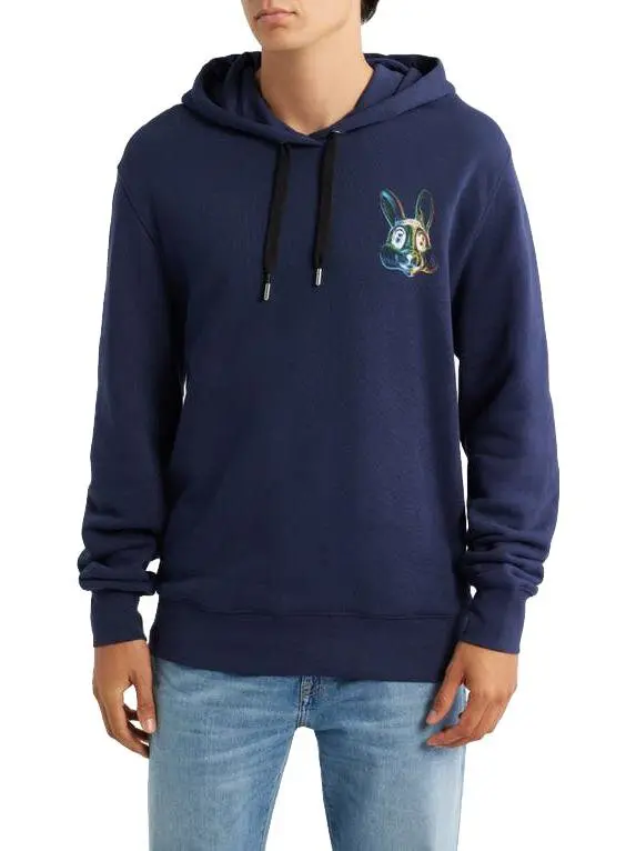Paul Smith Bunny Hoodie - Very Dark Navy