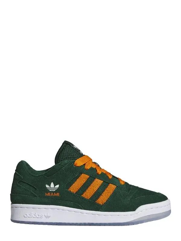 Adidas Forum Low Miami Hurricanes Sneakers - Green/orange/white