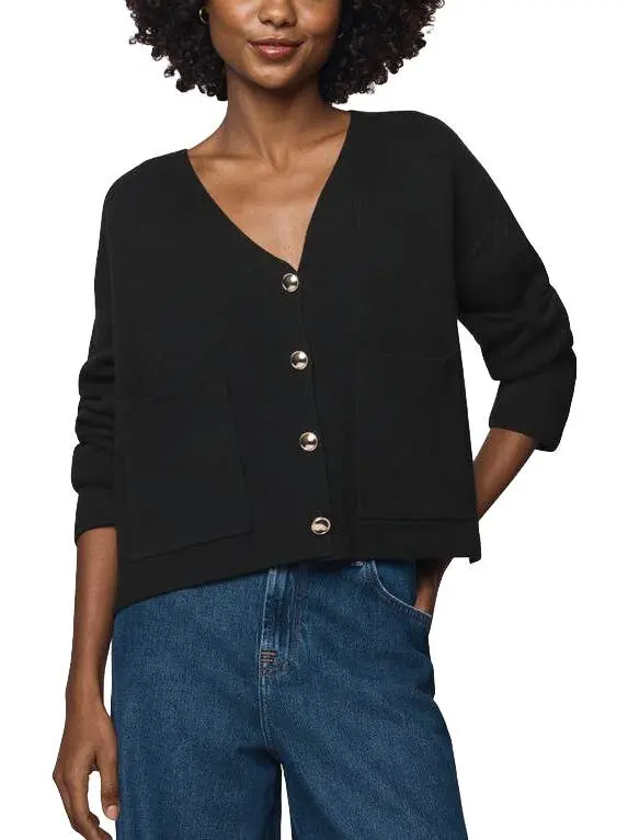 Splendid Libby Crop Cardigan - Black