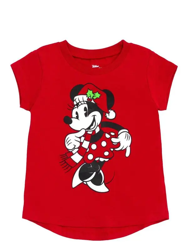 Disney Graphic T-shirt - Christmas/ Red