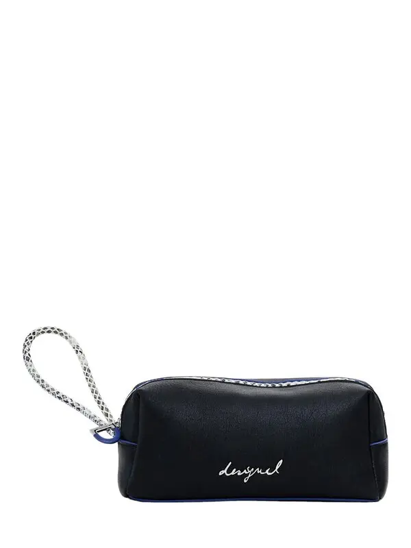 Desigual Faux Leather Clutch - Black