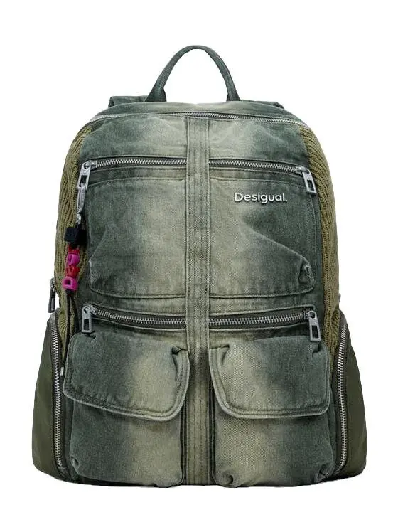 Desigual Denim Backpack - Light Green