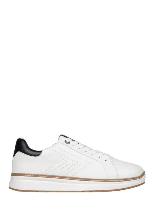 BILLY FOOTWEAR Comfort Luxe Zip Around Sneaker - White Leather