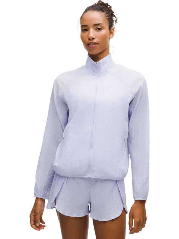 Lululemon Adapted State Textured Jacket - Serene Blue