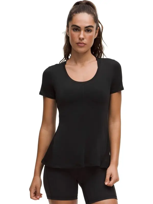 Lululemon Flowy Hem Short-sleeve Shirt - Black