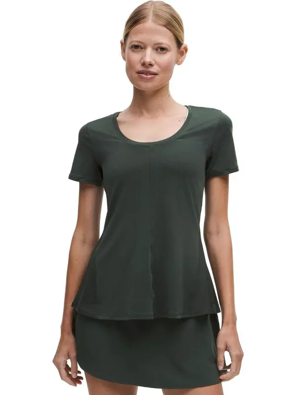 Lululemon Flowy Hem Short-sleeve Shirt - Rainforest Green