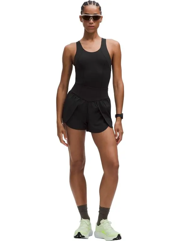 Lululemon Go Further Split-short Runsie - Black