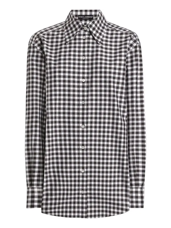 Dolce & Gabbana Cotton Check Shirt - Multicolor