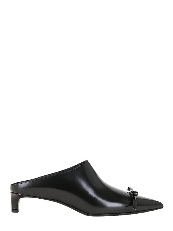 JIL SANDER Bow Mule - Black