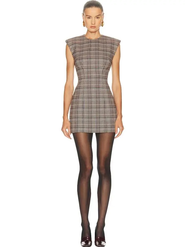 Ronny Kobo Wolverton Mini Dress - Brown Multi