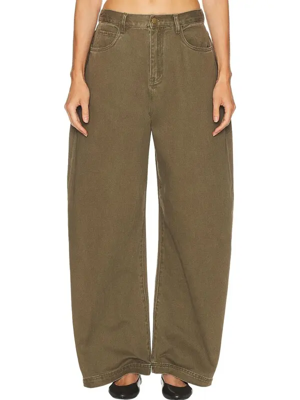 Ronny Kobo Ninon Wide-leg Pants - Olive