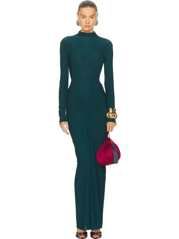 Ronny Kobo Scorpio Dress - Deep Teal