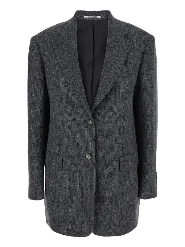 Tagliatore Single-breasted Wool-cashmere Jacket - Grey