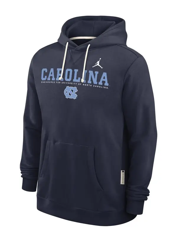 JORDAN North Carolina Sideline Dri-fit College Pullover Hoodie - Blue