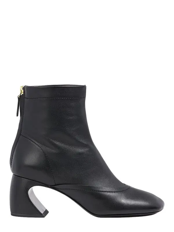 3.1 Phillip Lim Leather Ankle Boots - Black