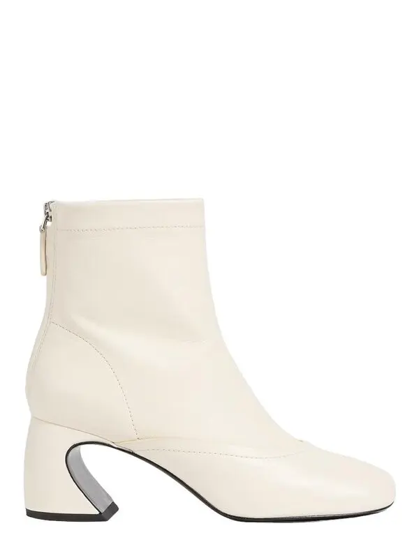 3.1 Phillip Lim Leather Ankle Boots - Off-white
