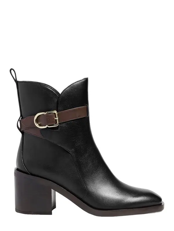 3.1 Phillip Lim Alexa Leather Ankle Boots - Black