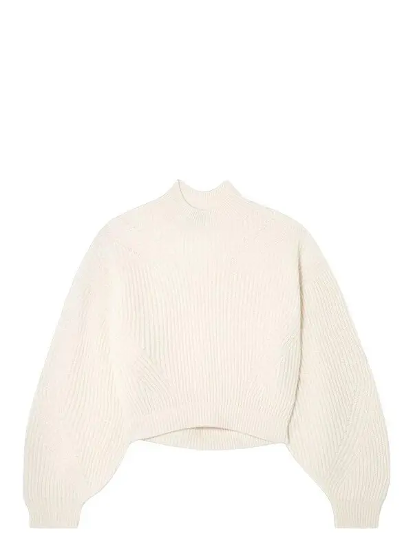 Le Kasha Merida Open-back Cashmere Sweater - Ivory