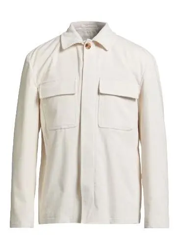 LARDINI Corduroy Jacket - White