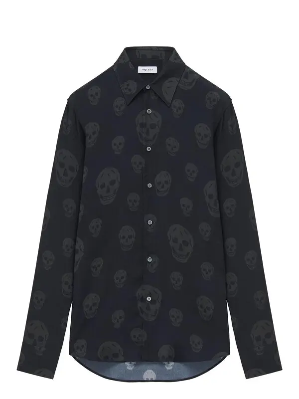 Alexander McQueen Skull Shirt - Black