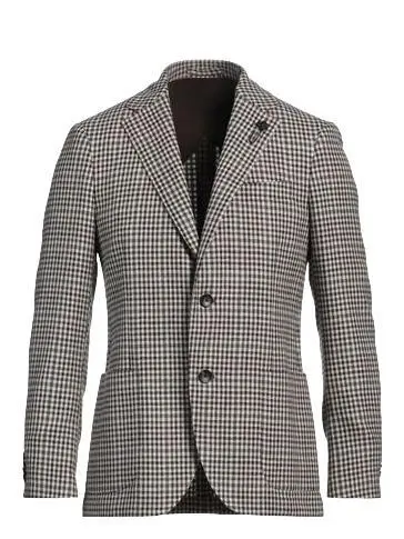 LARDINI Blazer Chocolate Size Virgin Wool, Cashmere - Brown