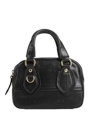 THE BRIDGE Leather Bowler Bag - Black