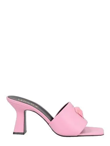 Versace Calfskin Slide Sandals - Pink
