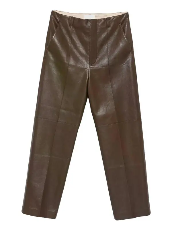 Nanushka Crease-seam Trousers - Brown