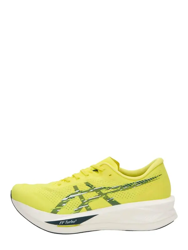 Asics Sonicblast Running Sneakers - Citron/tranquil Teal