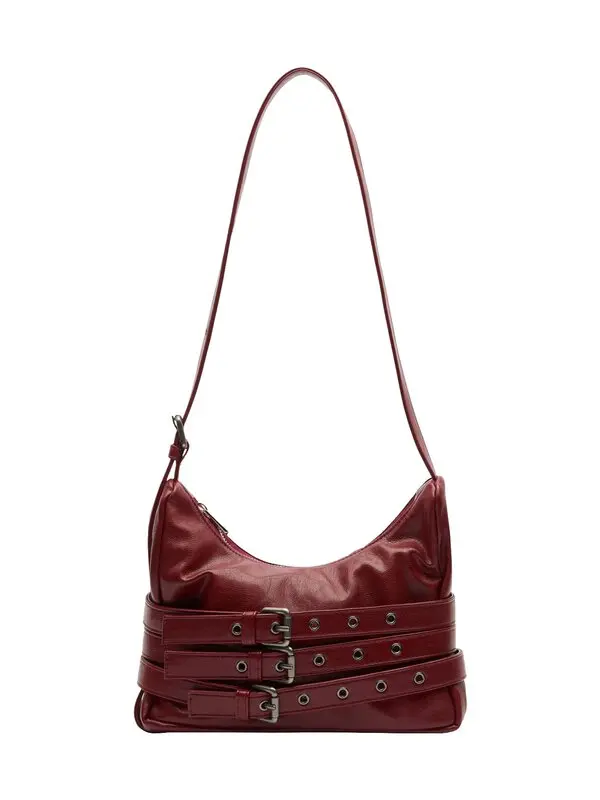 SAMO ONDOH Trio Belt Mug Shoulder Bag - Red