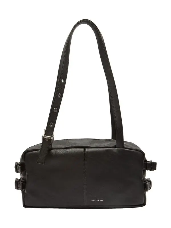 SAMO ONDOH Side Belt Shoulder Bag - Nappa Matt Black