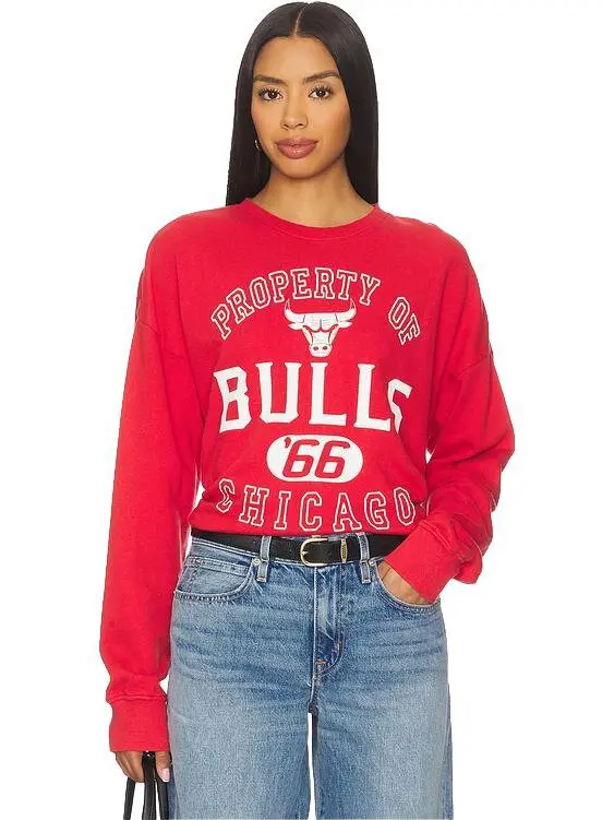 Junk Food Bulls Property Sweatshirt - Licorice