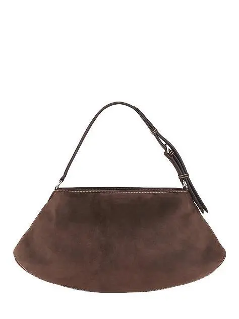 Magda Butrym Maya Bag - Suede Brown