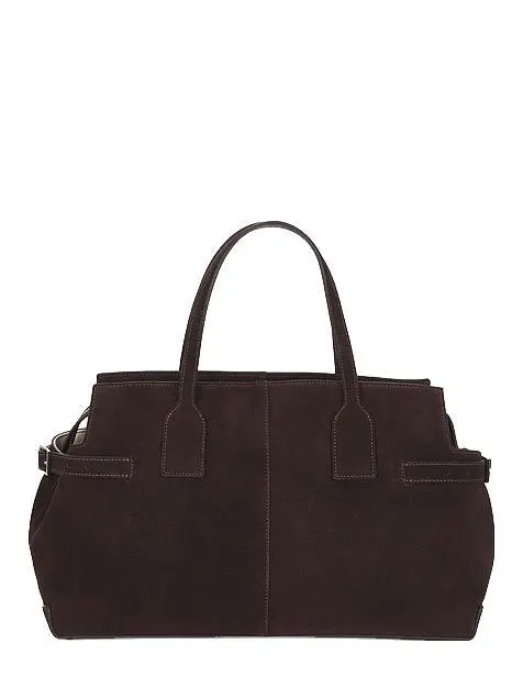 FLATTERED Lisa Bowler Bag - Suede Chocolate