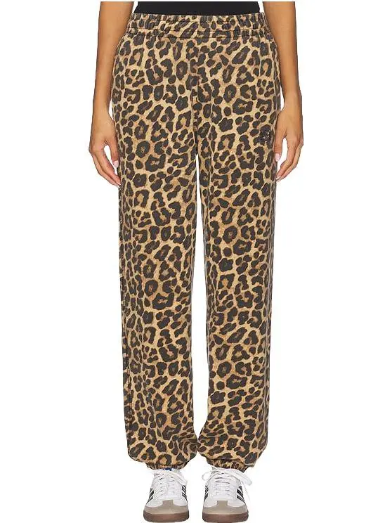 ANINE BING Karter Jogger - Leopard