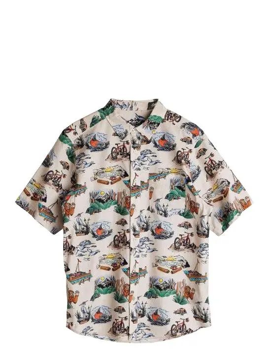 KAVU The Jam Short-sleeve Shirt - Places To Be