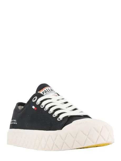 PALLADIUM Palla Ace Platform Sneaker - Black /white Cap Gray