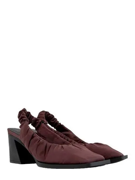 Camper Karole Slingback Pump - Burgundy Red
