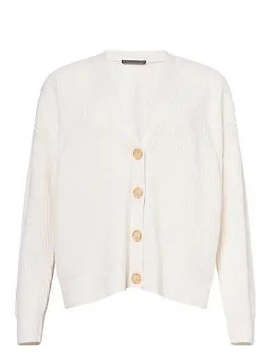 Jenni Kayne Cocoon V-neck Cashmere Cardigan - Cardigan Ivory